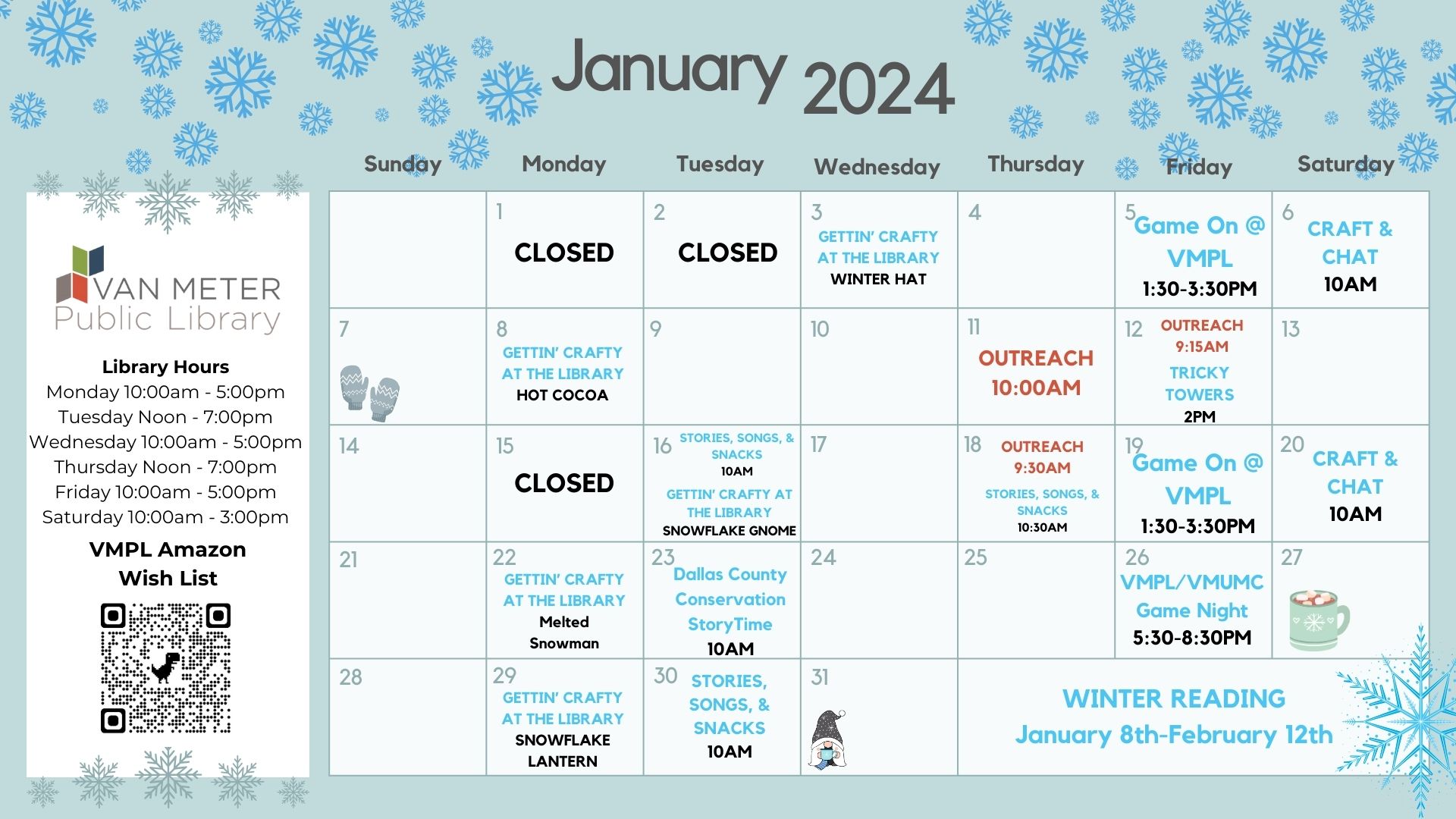 VMPL Home :: Van Meter Public Library