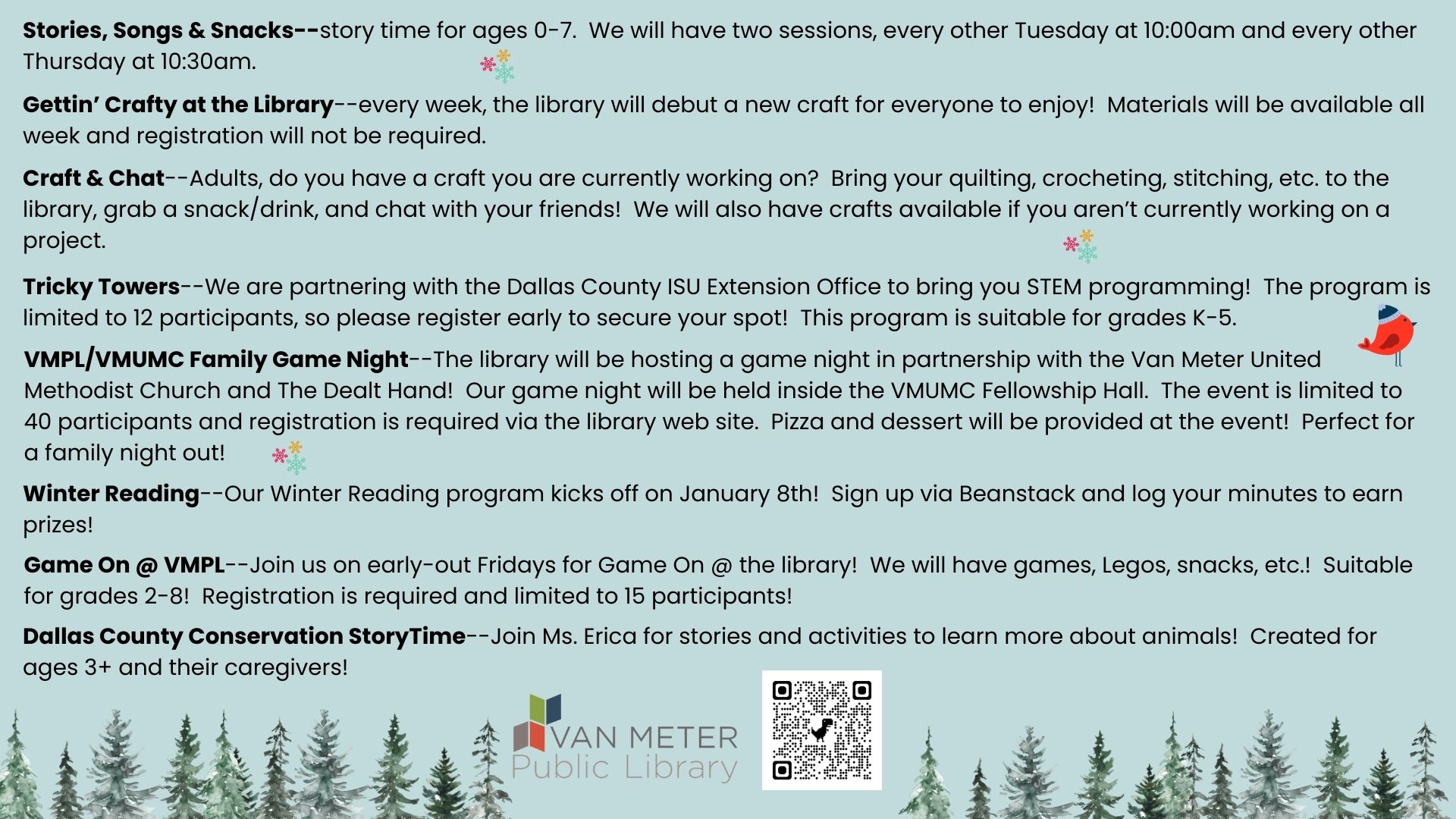 Calendar :: Van Meter Public Library